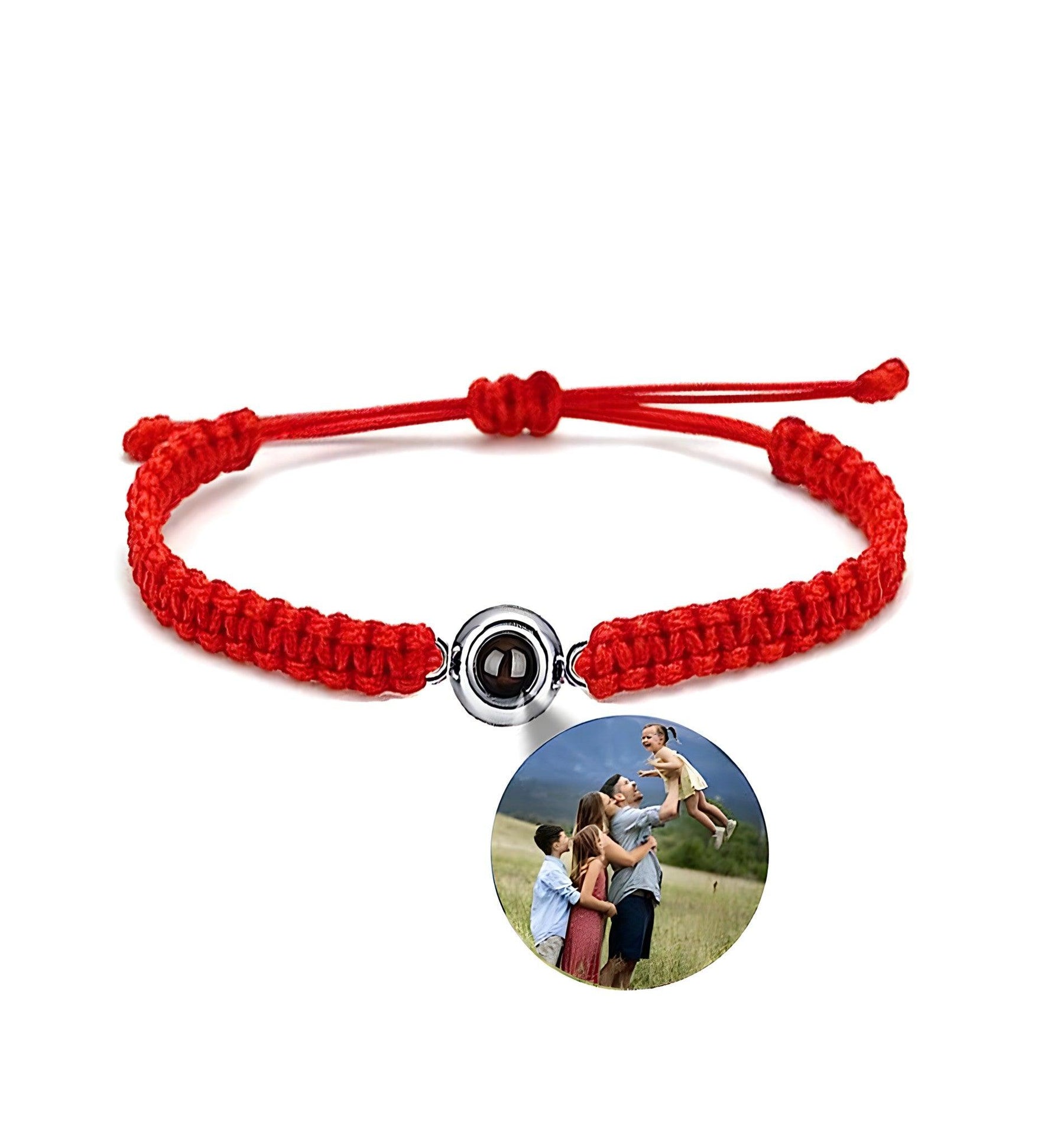 Eternity's Spark Photo Bracelet – Personalized Circle Photo Bracelet ...