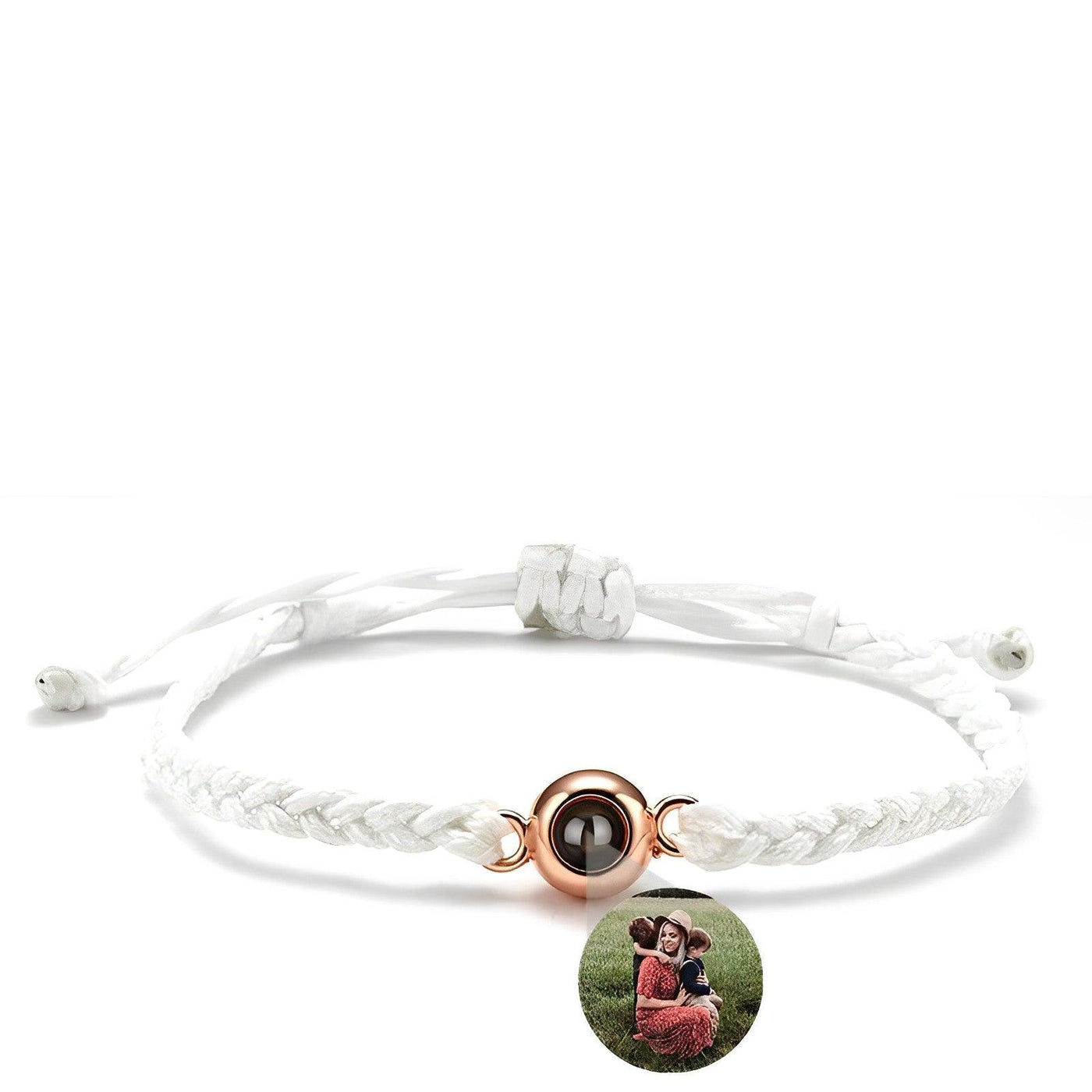 Eternity's Flare Photo Bracelet – Personalized Circle Photo Bracelet ...
