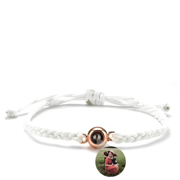 Eternity's Flare Photo Bracelet – Personalized Circle Photo Bracelet ...