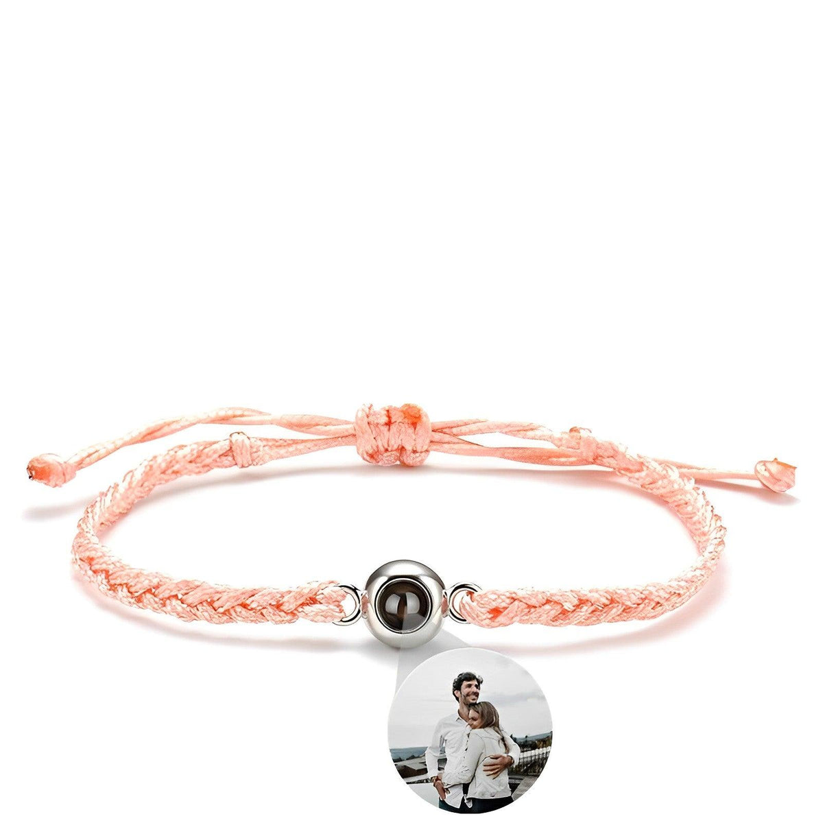 Eternity's Flare Photo Bracelet – Personalized Circle Photo Bracelet ...