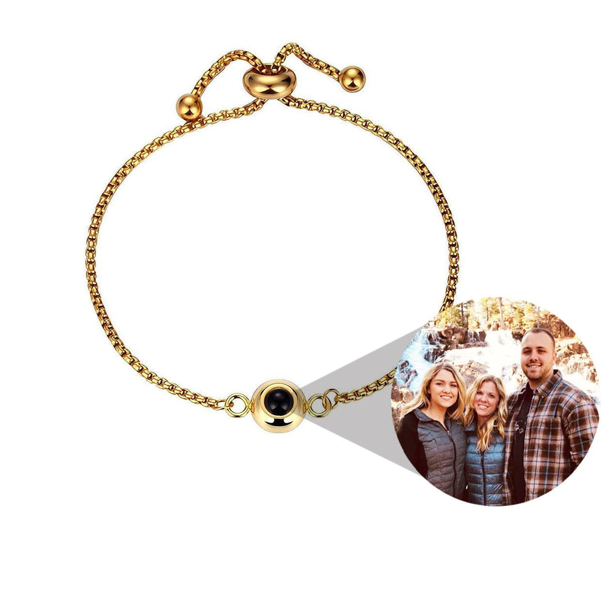 Memory Bracelet with Pictures Online - Personalized Photo Projection ...