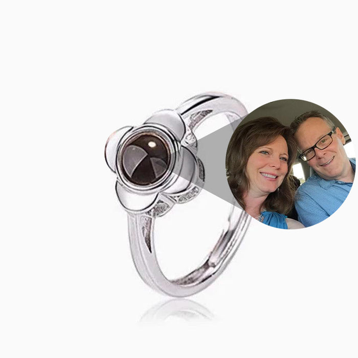 Eternity's Harmony Photo Ring – Personalized Circle Photo Ring Online ...