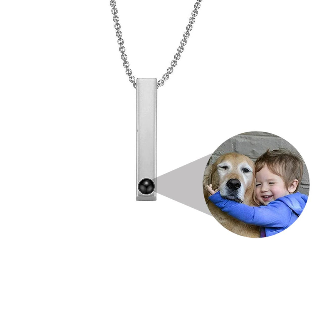 Women Photo Projection Necklace Online – Custom Photo Projection Charm ...