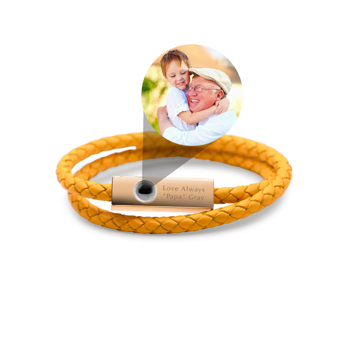 Memory Bracelet with Pictures Online - Personalized Photo Projection ...