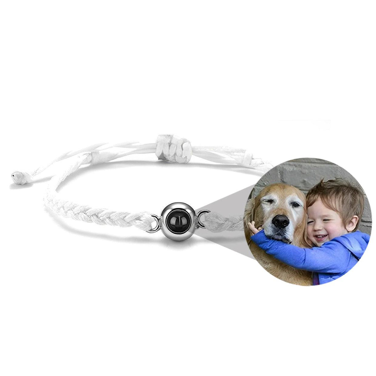 Eternity's Flare Photo Bracelet – Personalized Circle Photo Bracelet ...
